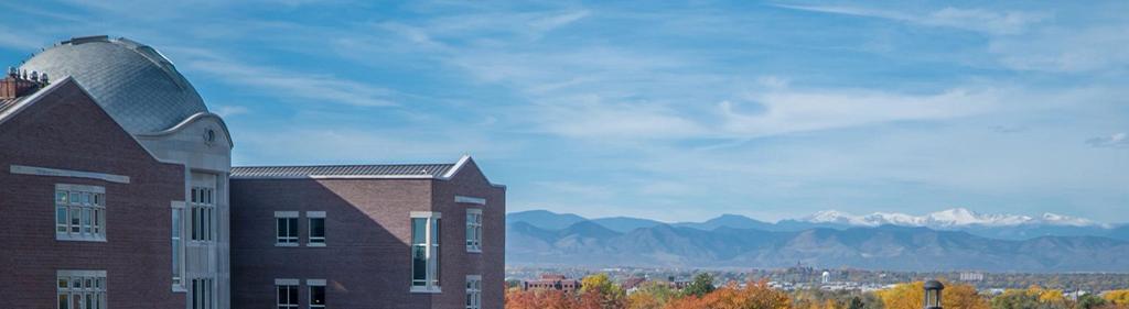 University of Denver Master's Application: Engineering & Computer ...